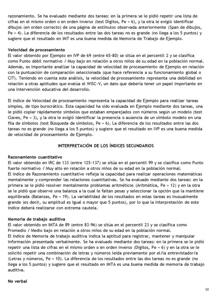 Corrección WISC-V - Programa informático - Software Corrección WISC-V - Programa informático - Software